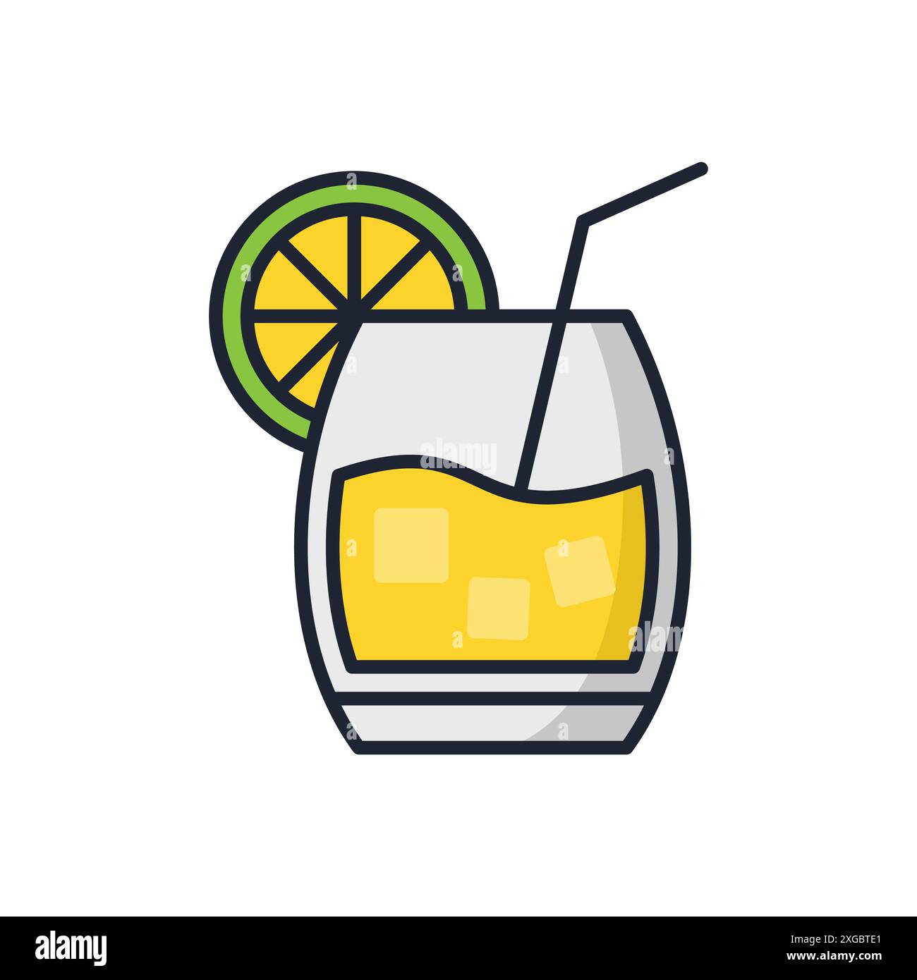 Cocktail template set vector vectors hi-res stock photography and ...