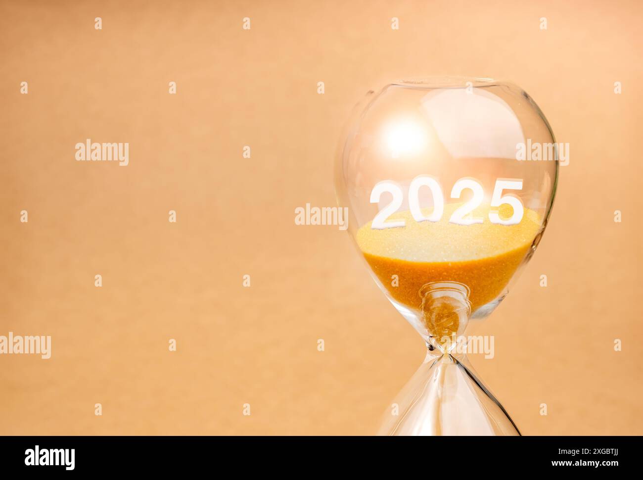 Coming soon to happy new year 2025, business concept. Close-up 3d 2025 ...