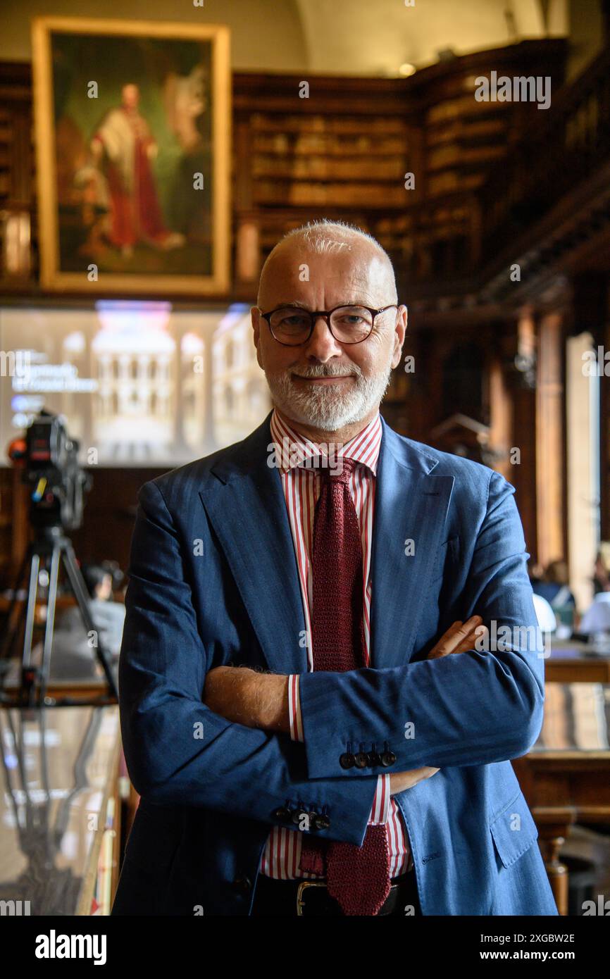 Direttore Generale Pinacoteca di Brera Angelo Crespi alla Conferenza Stampa "Aspettando la ...