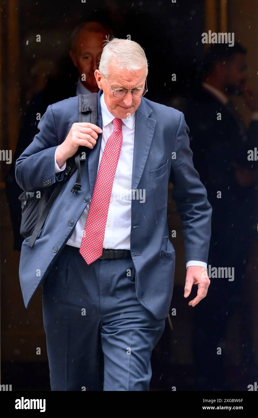 Hilary Benn MP - Secretary of State for Northern Ireland - leaving 10 ...