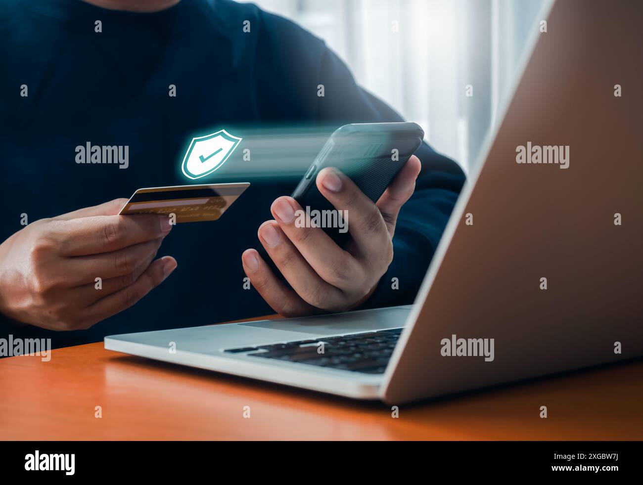 Secure purchase security shield hi-res stock photography and images - Alamy