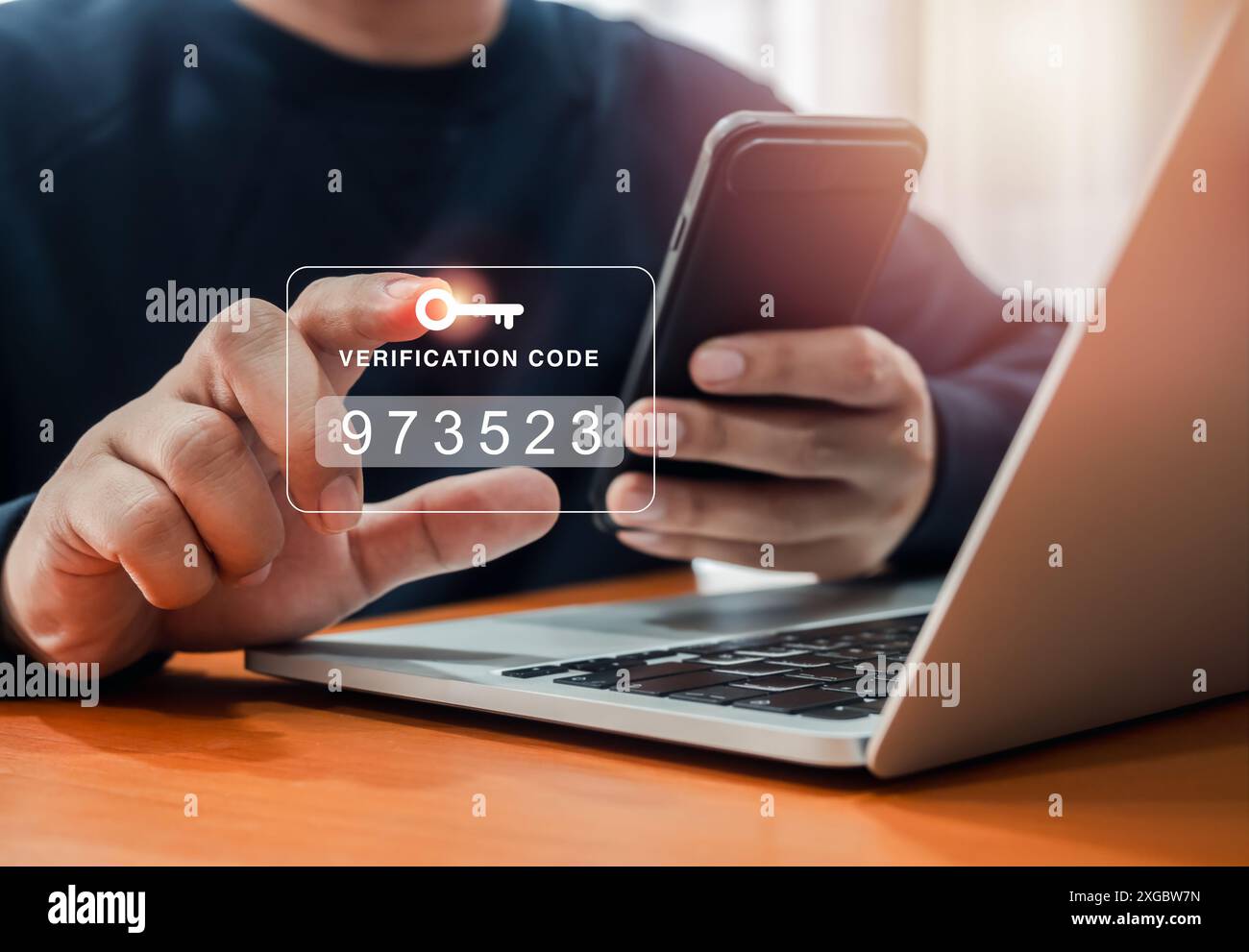 Man using computer validation hi-res stock photography and images - Alamy