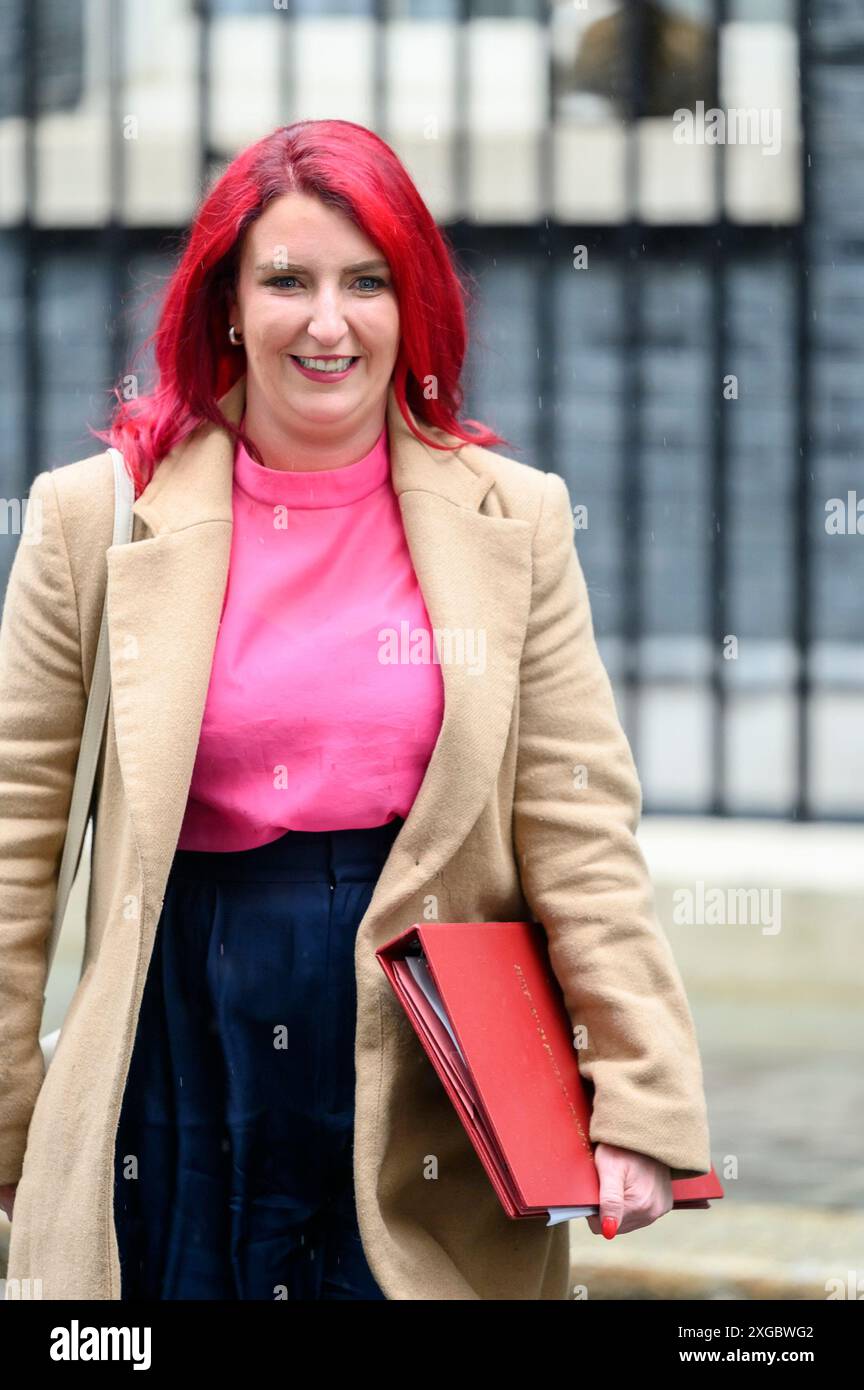 Louise Haigh MP - Secretary of State for Transport - leaving 10 Downing ...