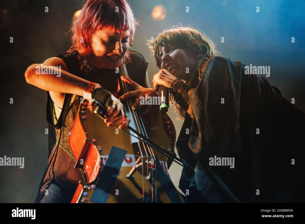 Roskilde, Denmark. 06th, July 2024. The Argentinian band Teta Blanco ...