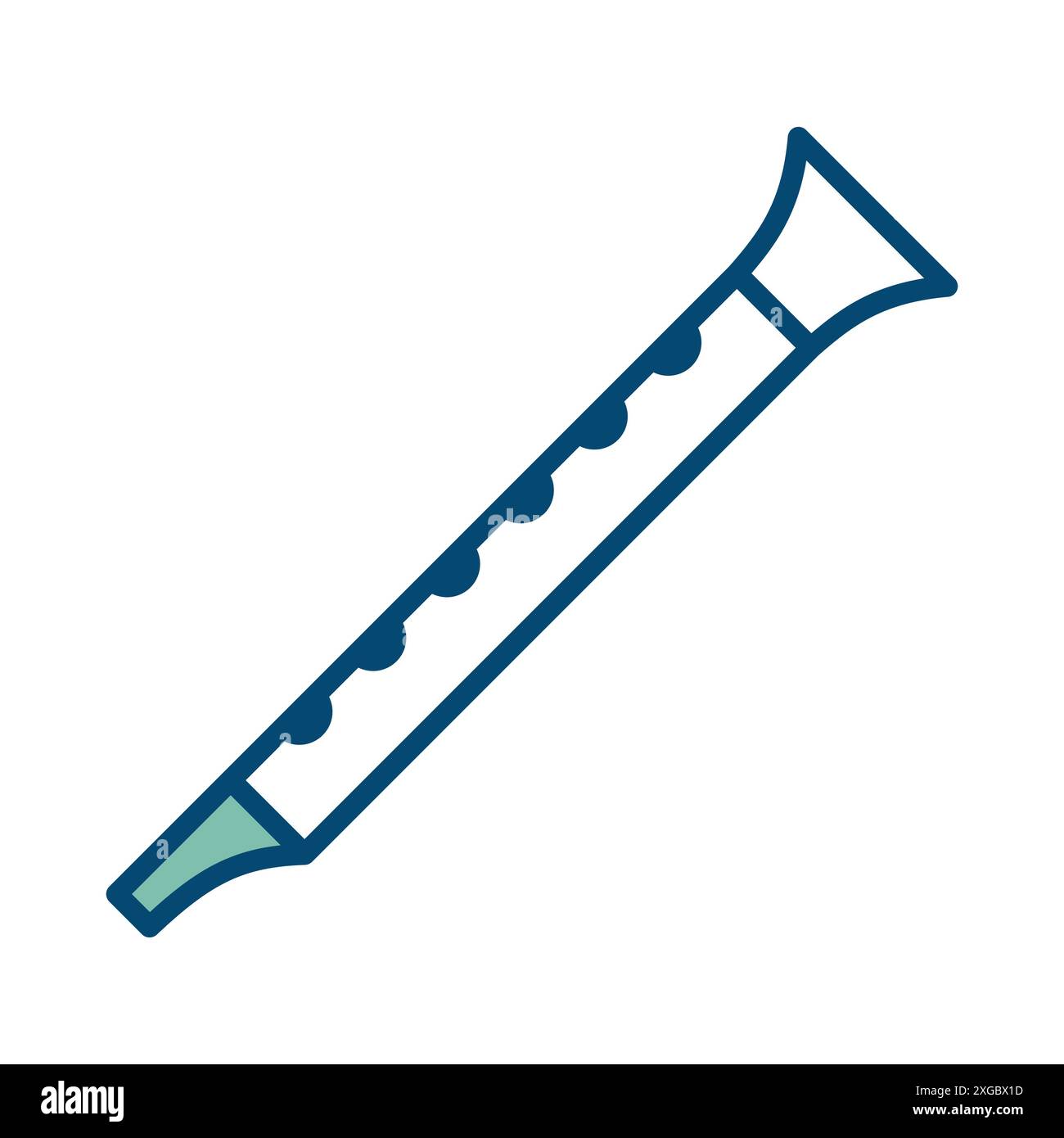 flute icon vector design template in white background Stock Vector ...