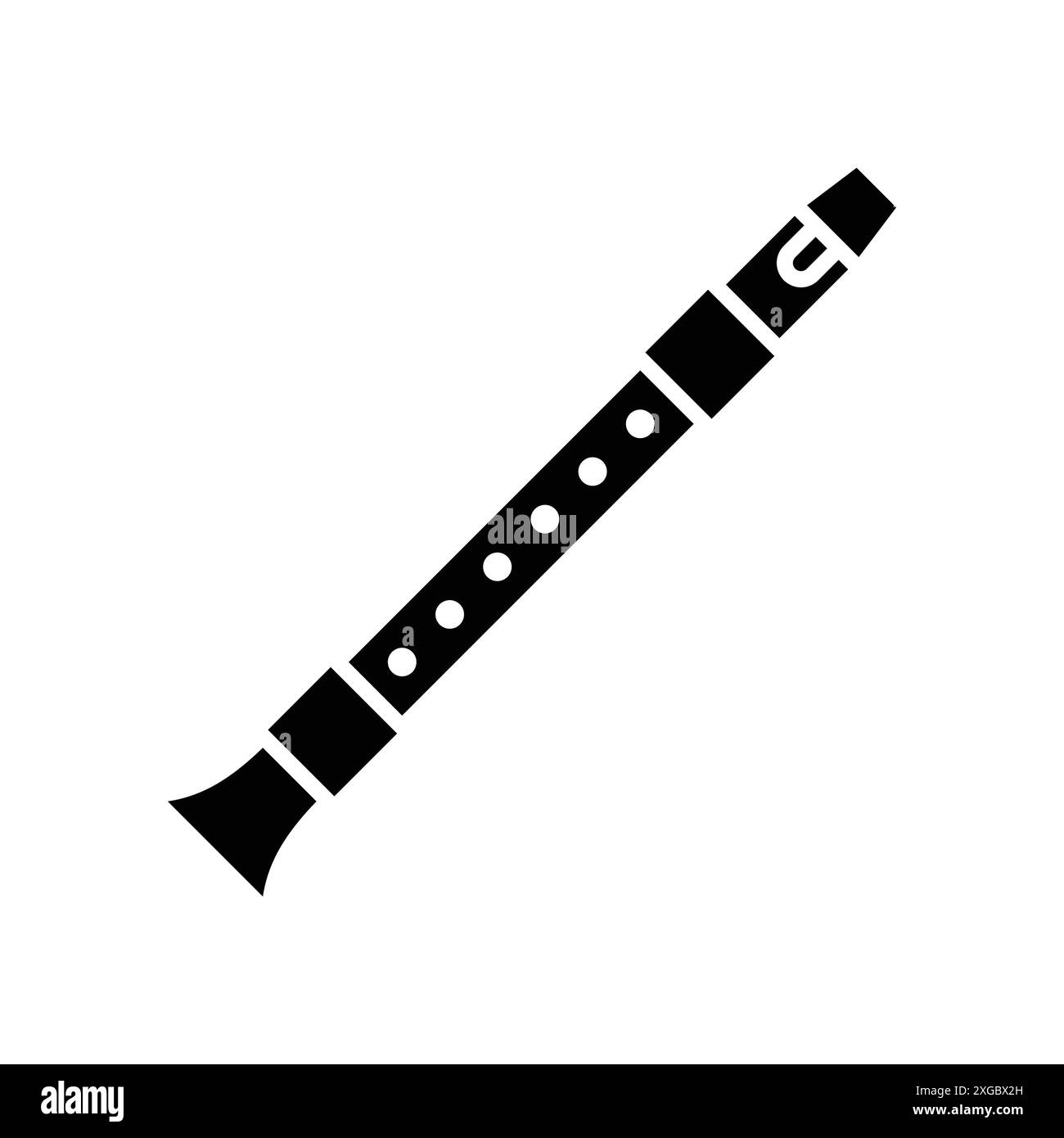 flute icon vector design template in white background Stock Vector ...