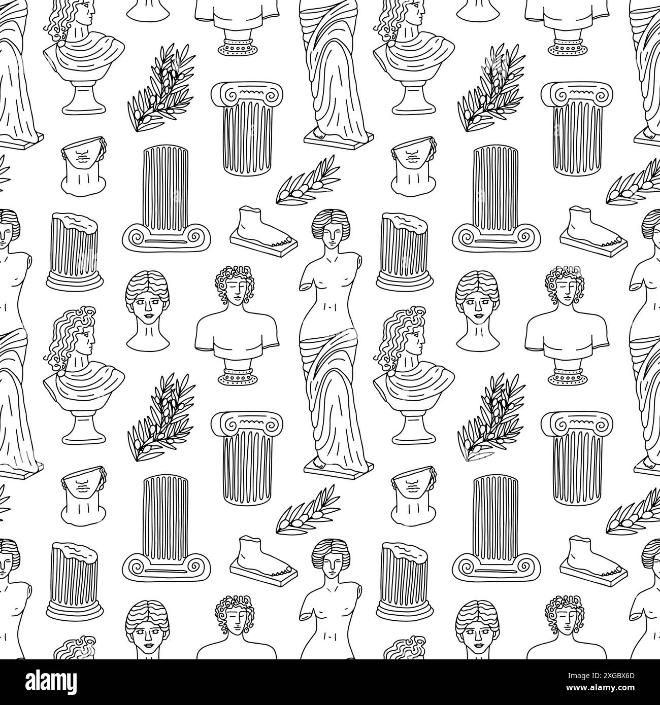 Ancient marble statues and sculptures Stock Vector Image & Art - Alamy