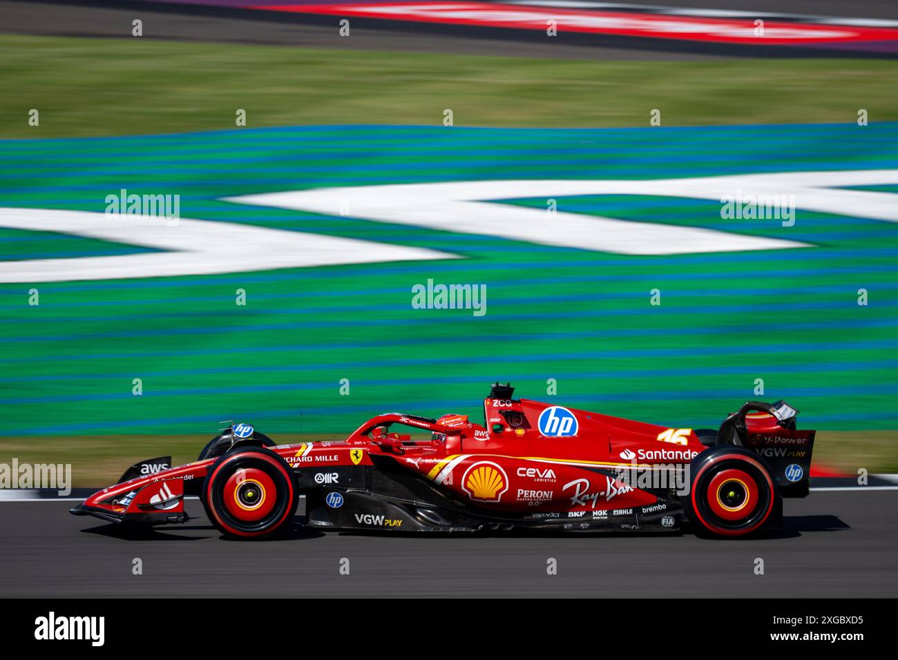 Silverstone (Towcester), UK, 07 Jul 2024, Charles Leclerc during the ...