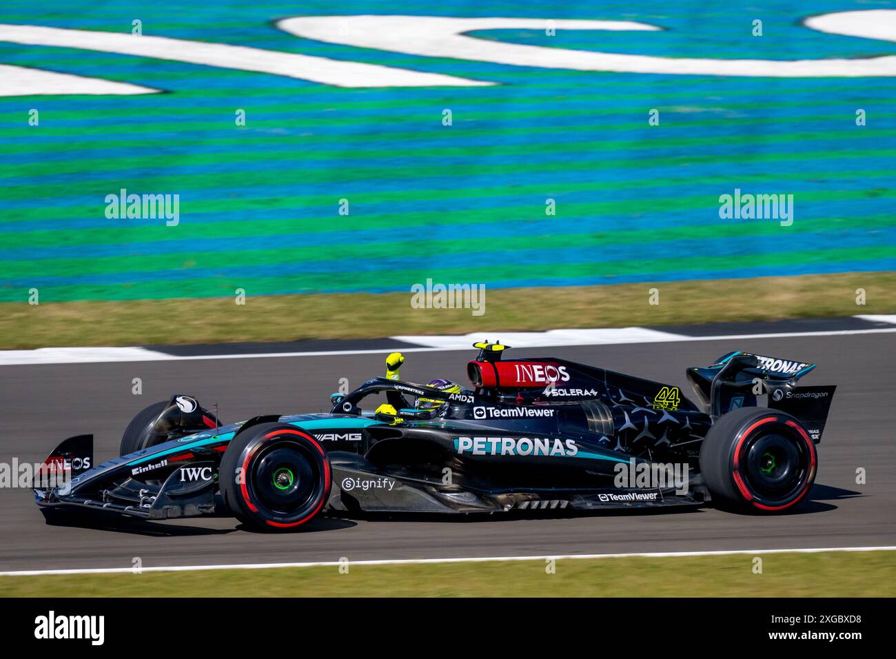 Silverstone (Towcester), UK, 07 Jul 2024, Lewis Hamilton Winning the ...