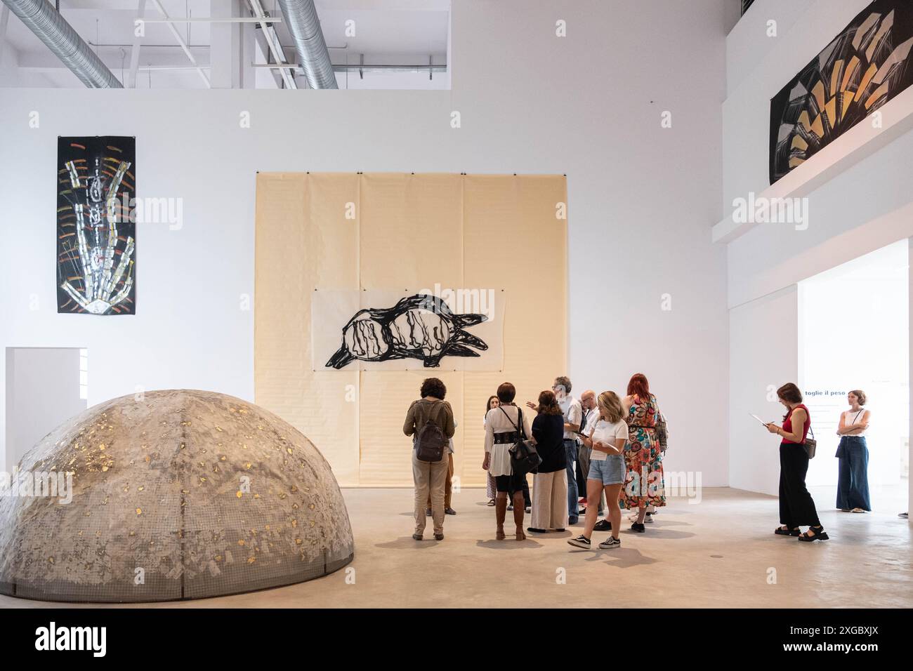 Alcuni momenti dell’Anteprima stampa della mostra “Mario Merz. Qualcosa ...
