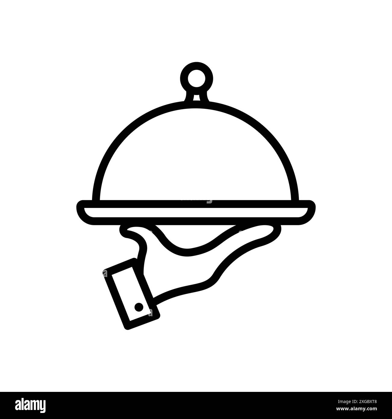 Plate icon in black Black and White Stock Photos & Images - Alamy