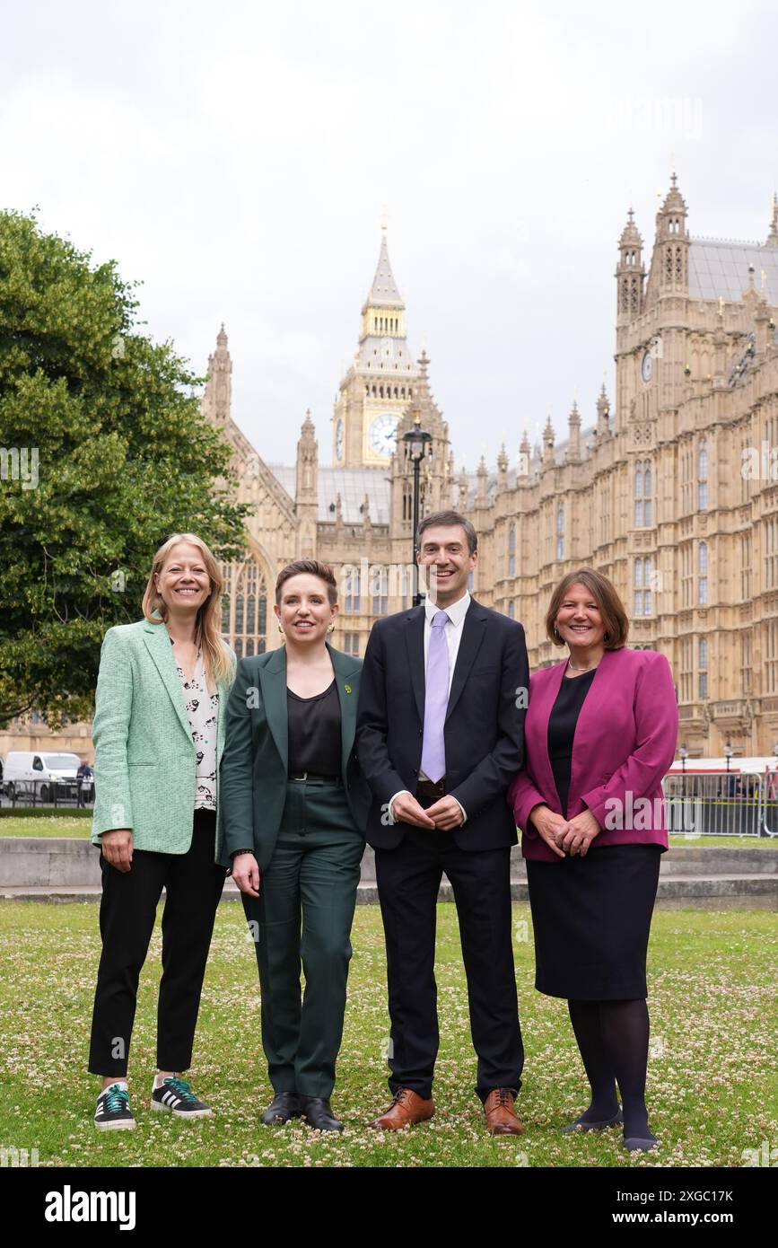 The four new Green MPs who won seats in the 2024 General Election ...