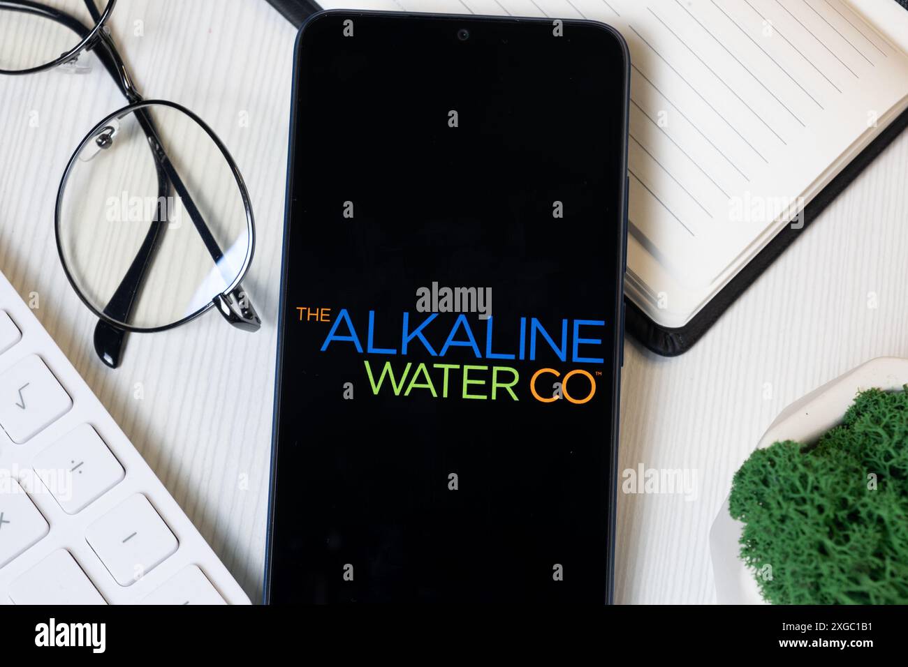Alkaline water logo hi-res stock photography and images - Alamy