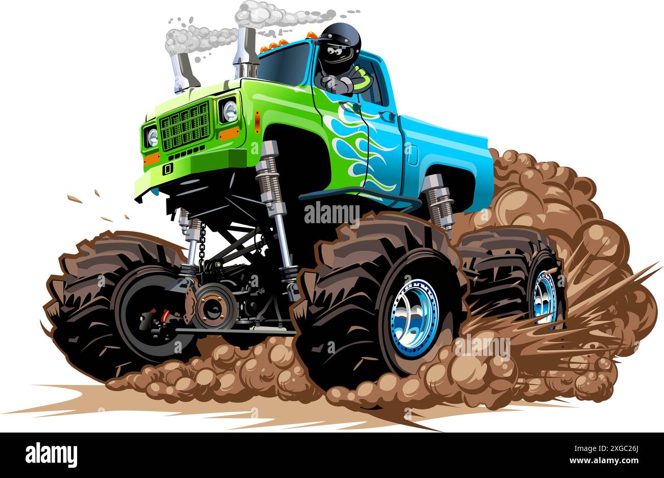 Cartoon monster truck hi-res stock photography and images - Alamy