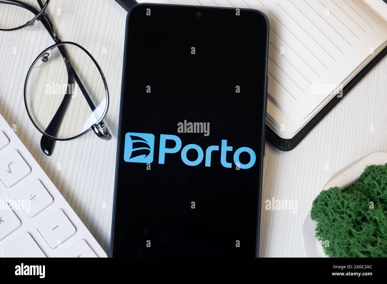 New York, USA - 11 June 2024: Porto Seguro Logo on Phone Screen ...