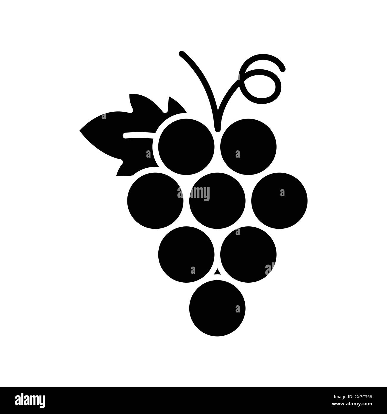 grape icon vector design template in white background Stock Vector ...