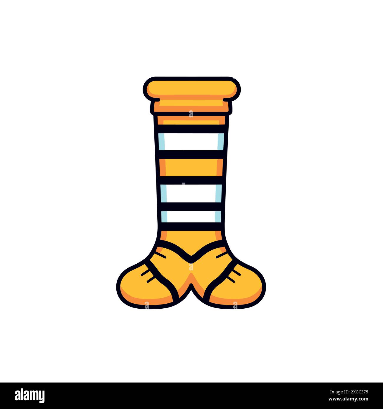 Cartoon socks Cut Out Stock Images & Pictures - Alamy