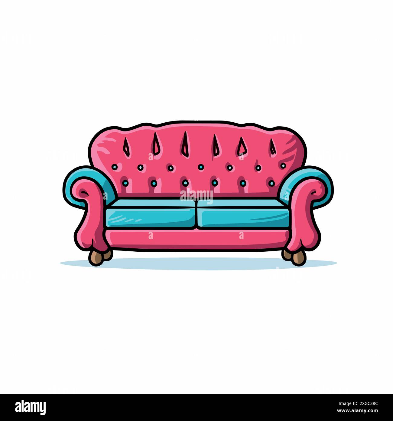 Pink seating Stock Vector Images - Alamy