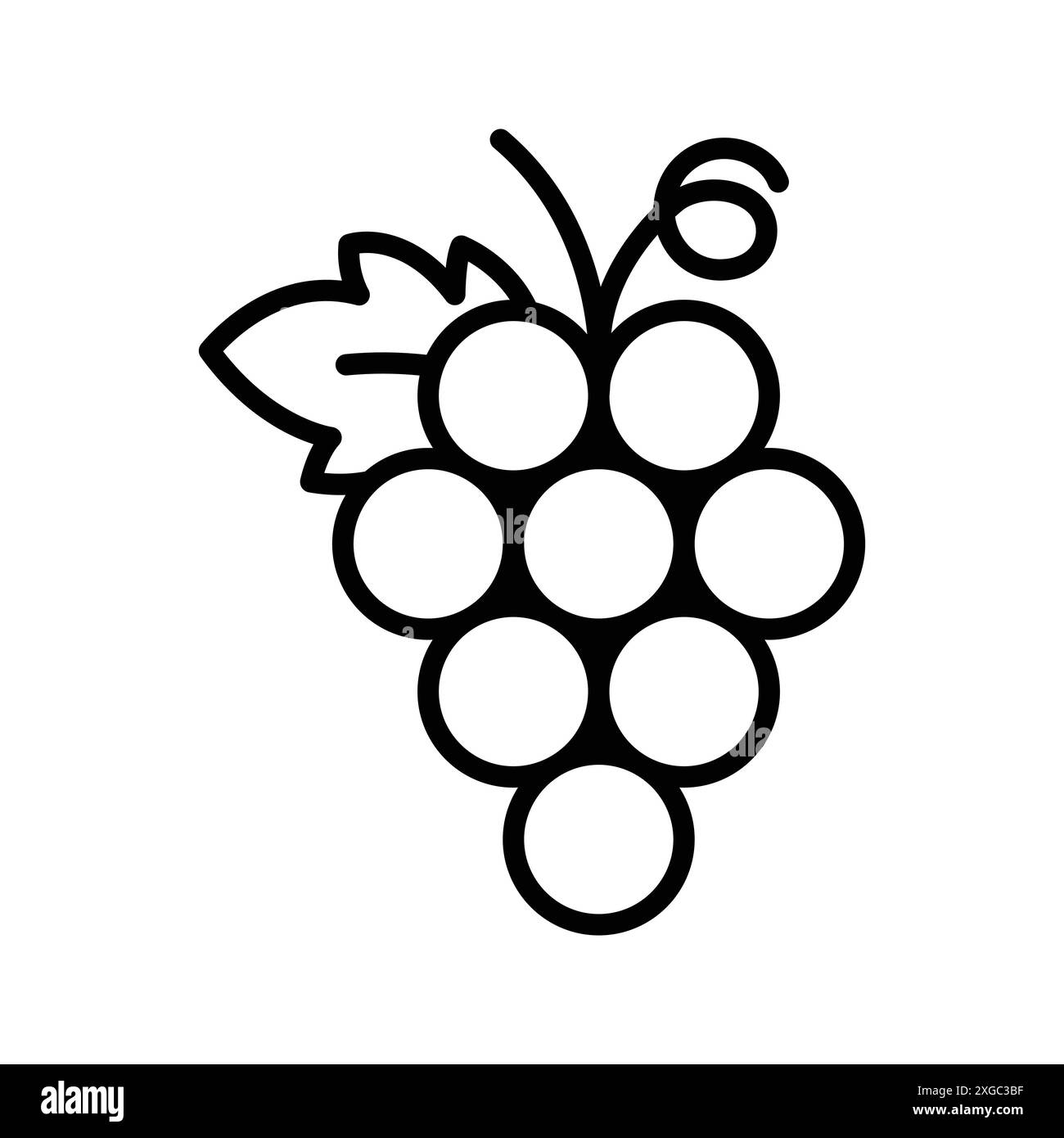 grape icon vector design template in white background Stock Vector ...