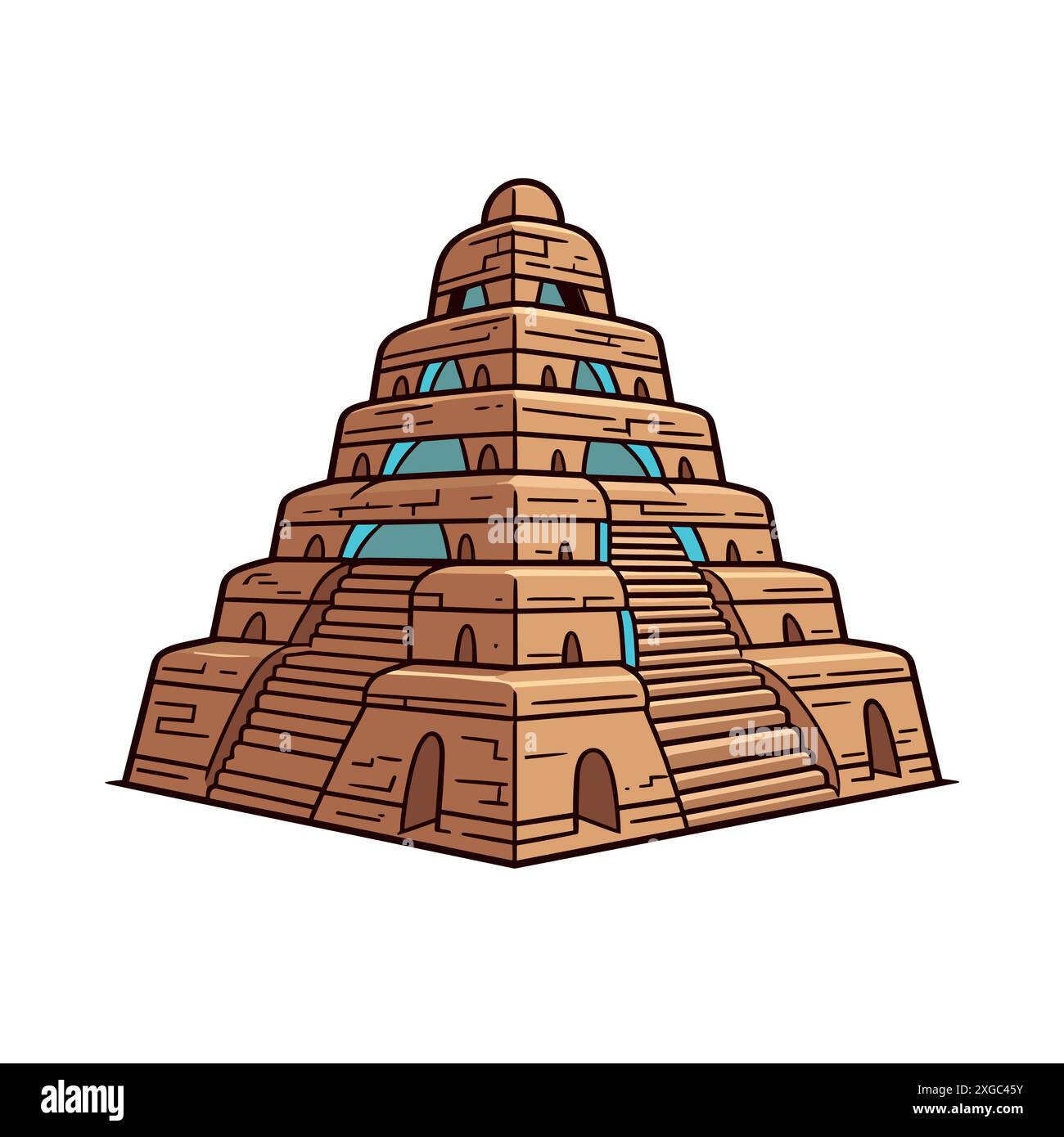 Inca building illustration hi-res stock photography and images - Alamy