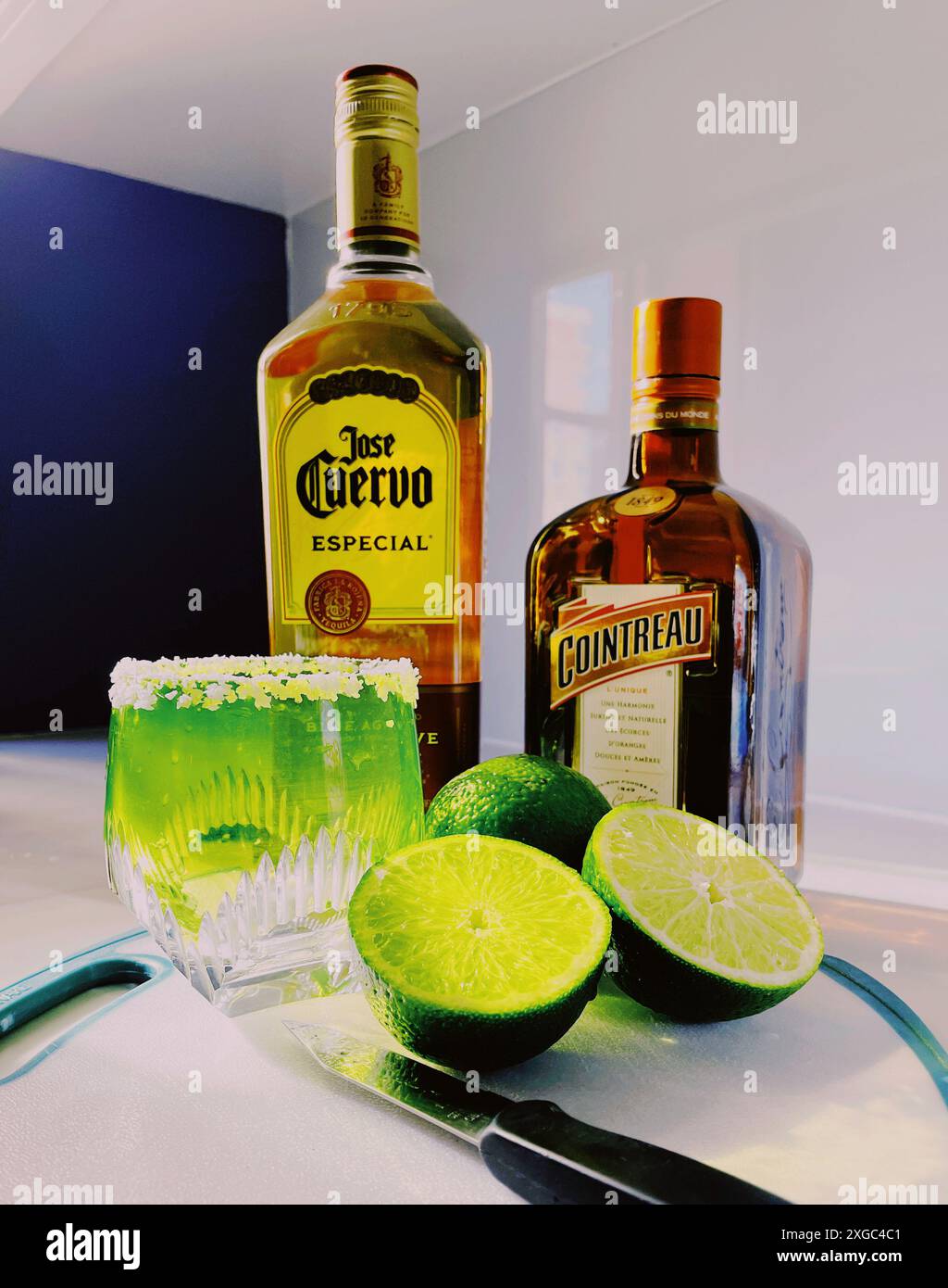 Jose Cuervo Tequila is excellent for making margarita cocktails, USA ...