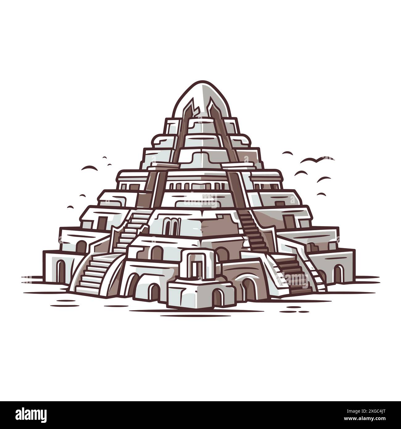 Historic stone steps Stock Vector Images - Alamy