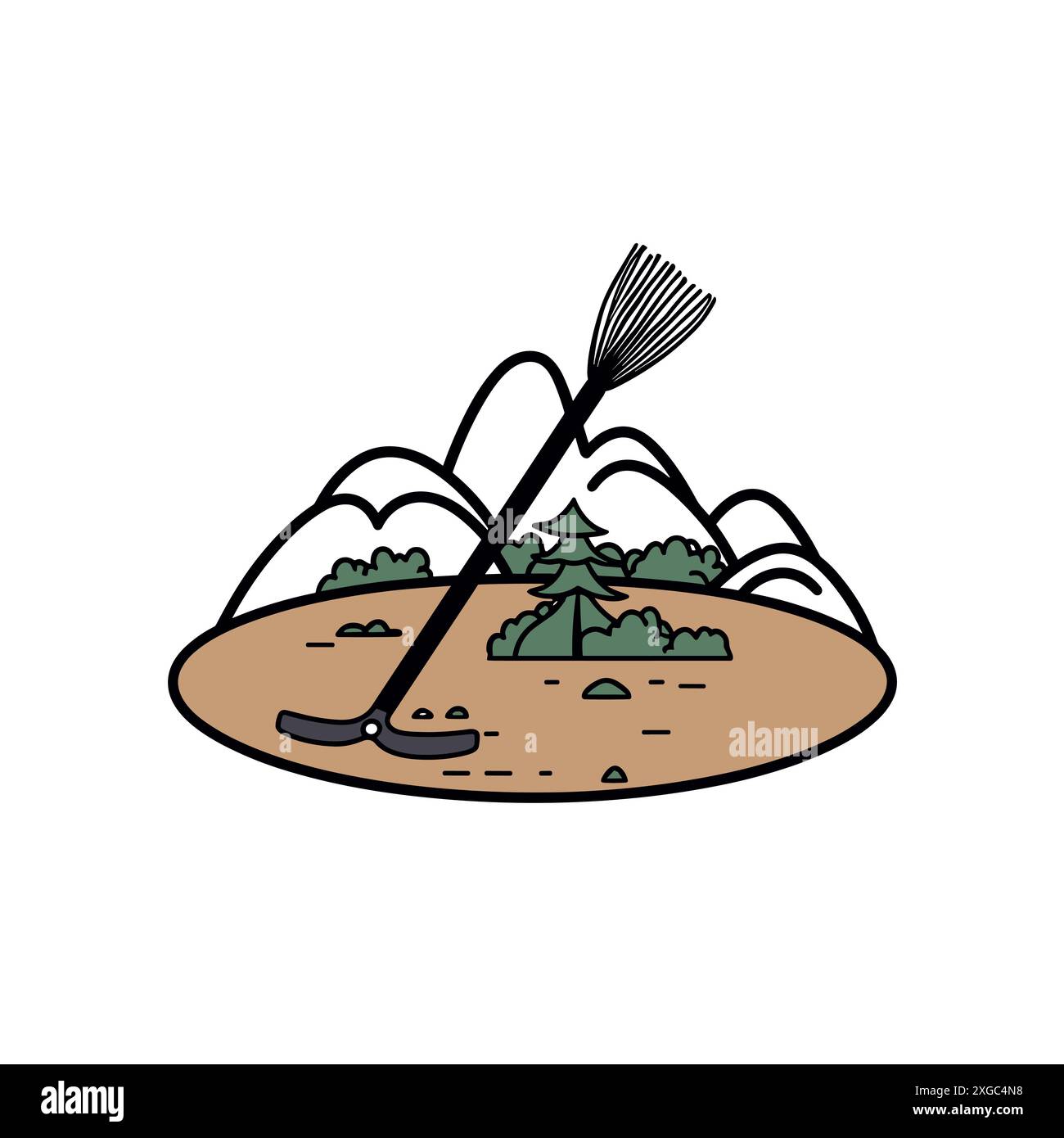 Iconic japanese mountain Stock Vector Images - Alamy