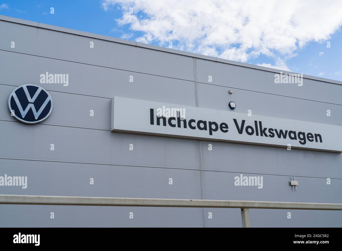 Telford, UK - July 8th 2024: External Signage of UK car dealership ...