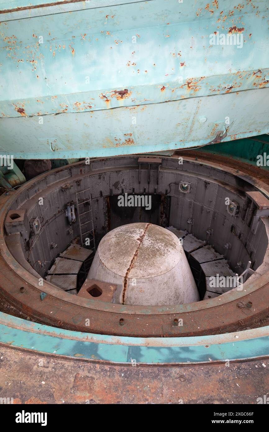 RT-23/SS-24 missile silo with intercontinental ballistic missile with ...