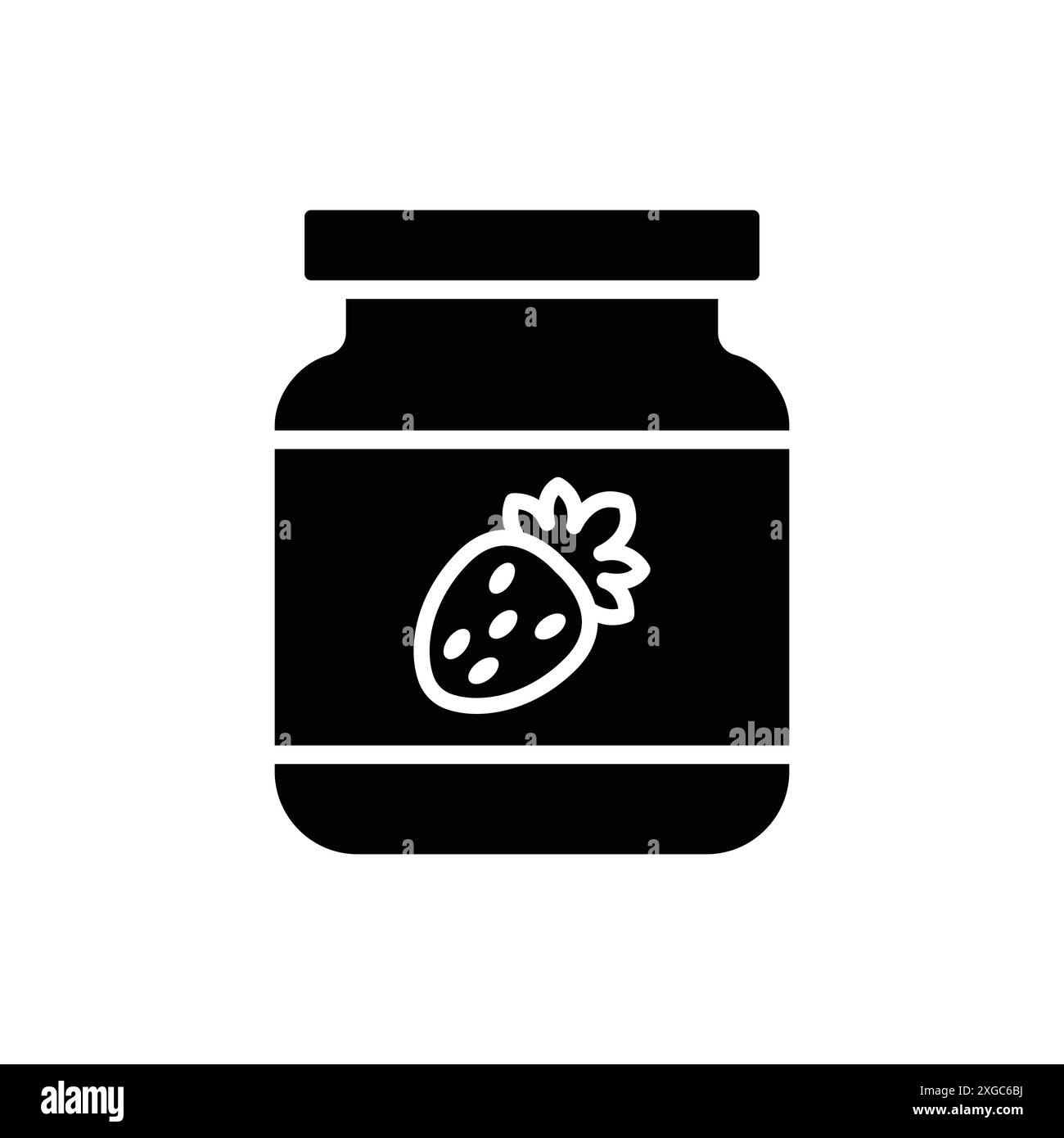 jam jar icon vector design template in white background Stock Vector ...