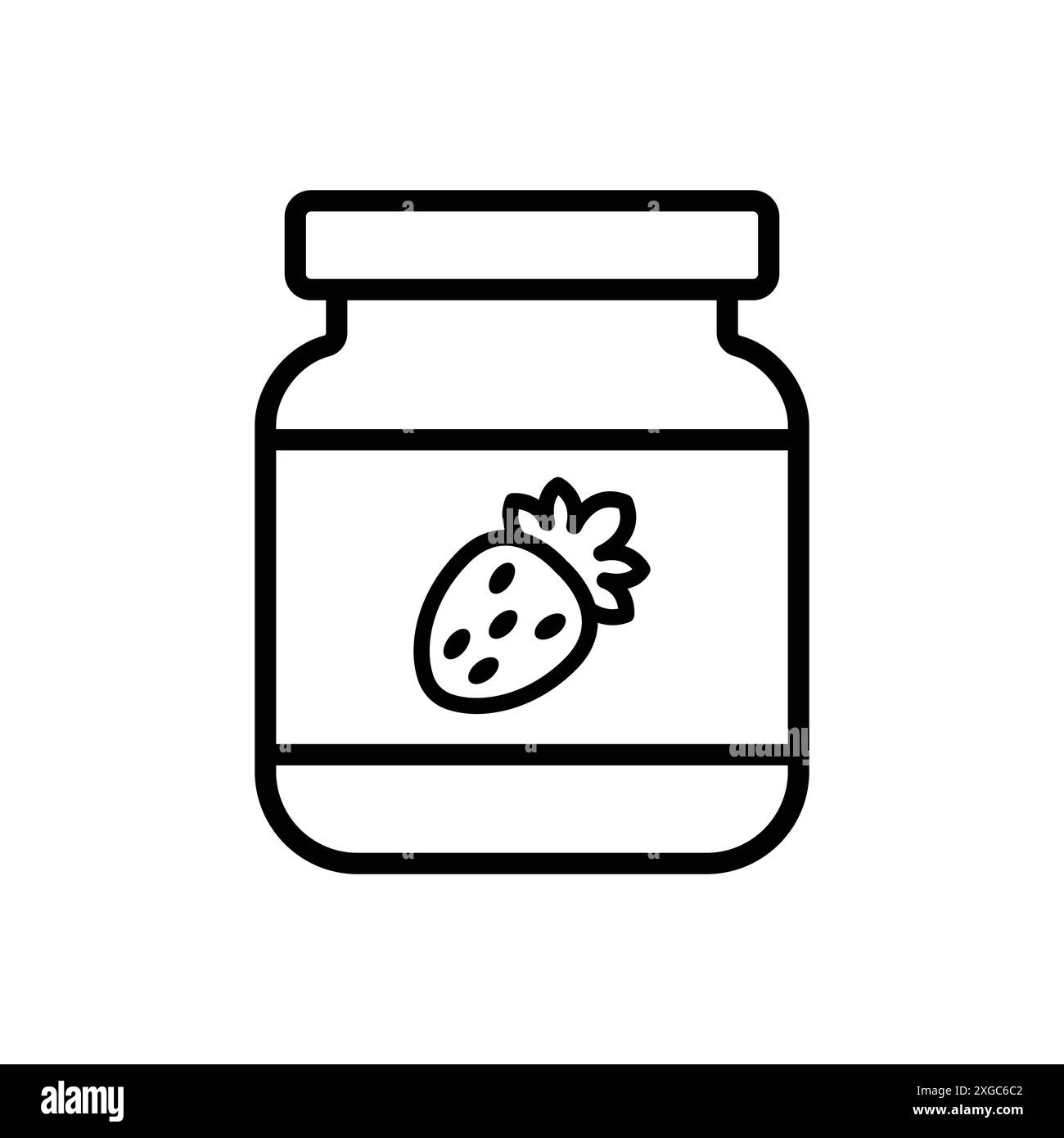 Icon jam homemade Black and White Stock Photos & Images - Alamy