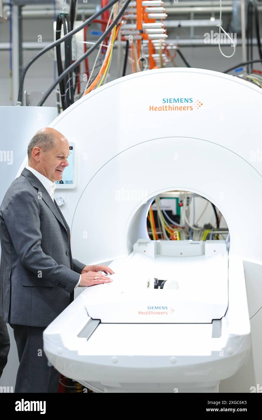Erlangen, Germany. 08th July, 2024. German Chancellor Olaf Scholz (SPD ...