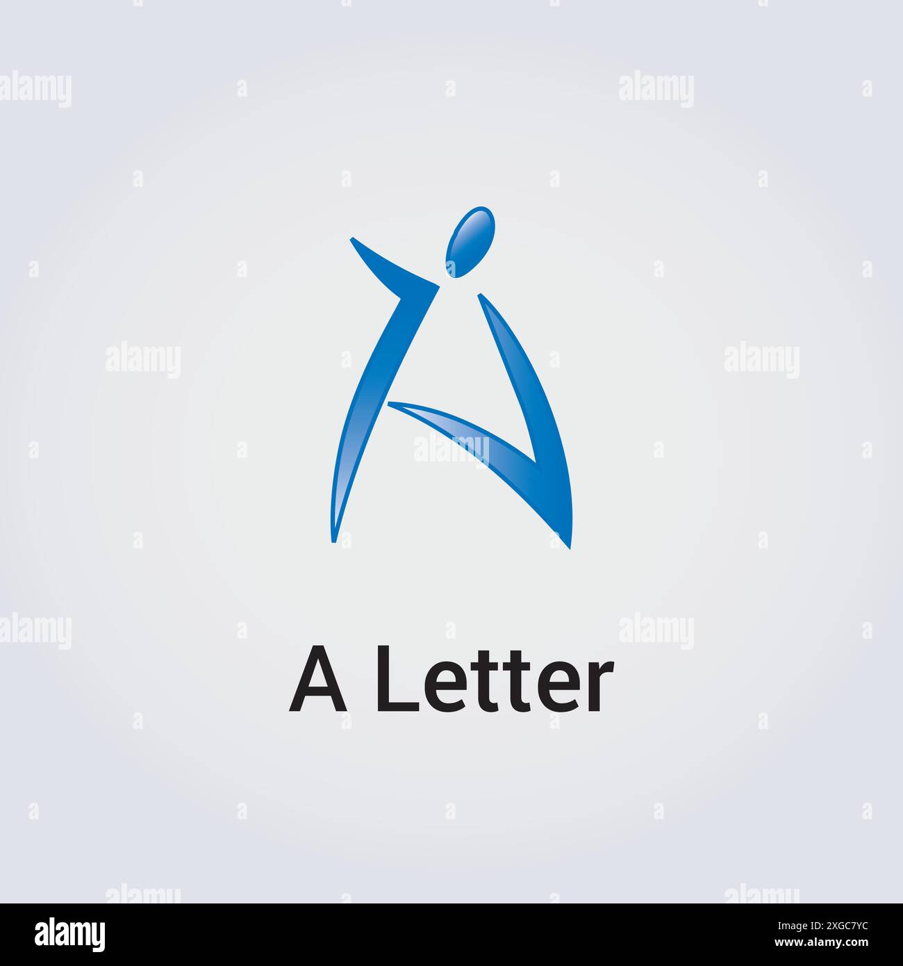 A Letter Icon Design Single Isolated Logo Design Brand Corporate ...