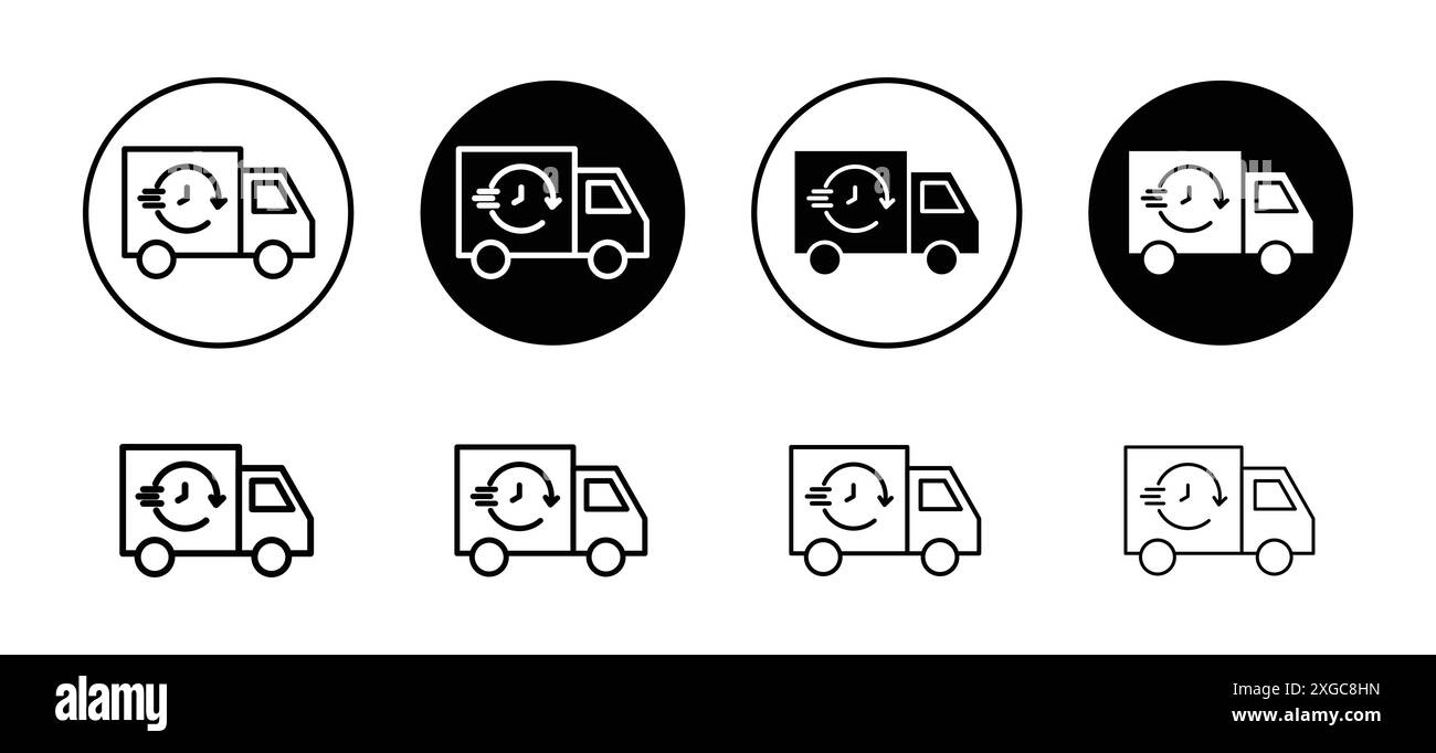 Express delivery icon vector logo set collection for web app ui Stock ...