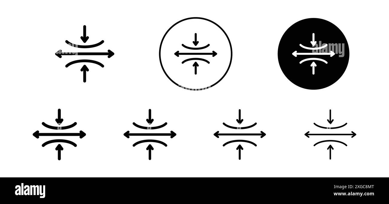 Elastic icon vector logo set collection for web app ui Stock Vector ...