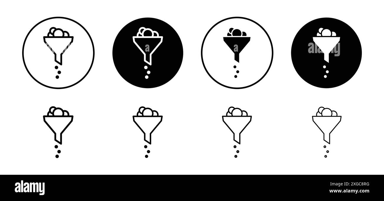 Extraction icon vector logo set collection for web app ui Stock Vector ...