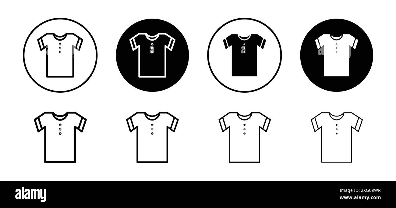 Garment Icon Vector Logo Set Collection For Web App Ui Stock Vector 8365