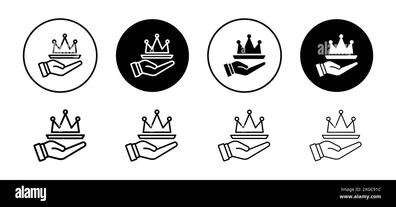 Exclusive service icon vector logo set collection for web app ui Stock Vector Image & Art - Alamy