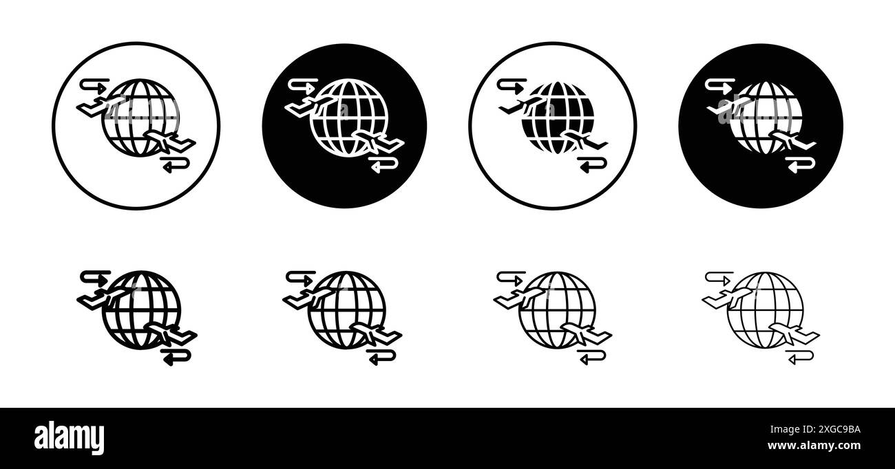 Import Export Icon Vector Logo Set Collection For Web App Ui Stock Vector Image And Art Alamy