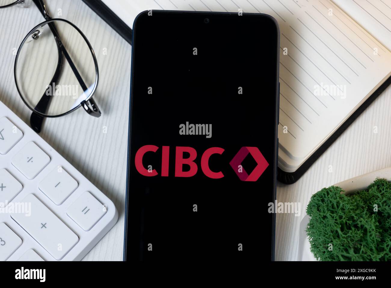 New York, USA - 11 June 2024: Canadian Imperial Bank of Commerce Logo ...