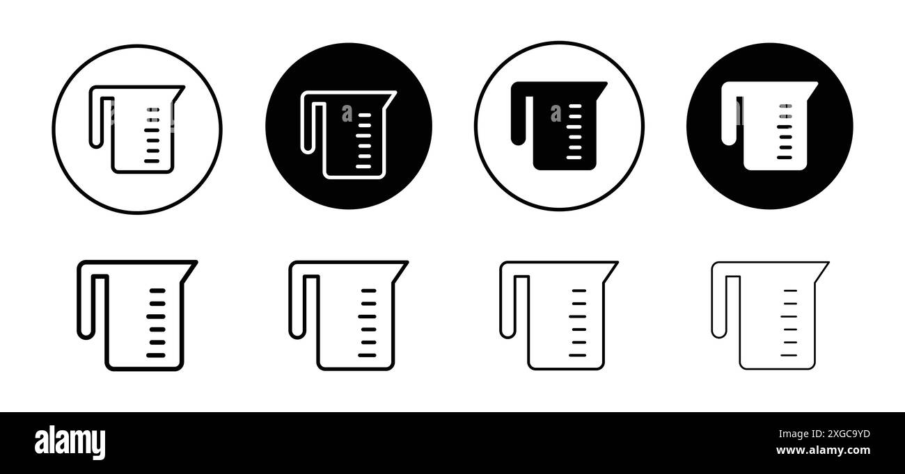 Kitchen equipment measuring jug Stock Vector Images - Alamy