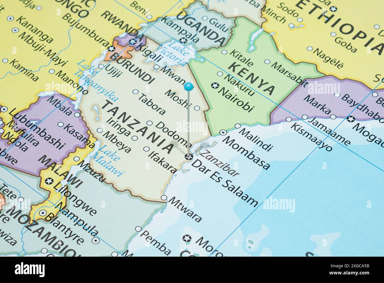 Dar es salaam tanzania maps cartography geography hi-res stock ...