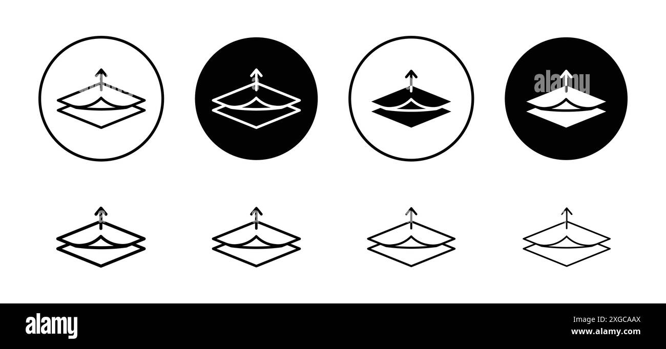 Peel off icon vector logo set collection for web app ui Stock Vector Image & Art - Alamy