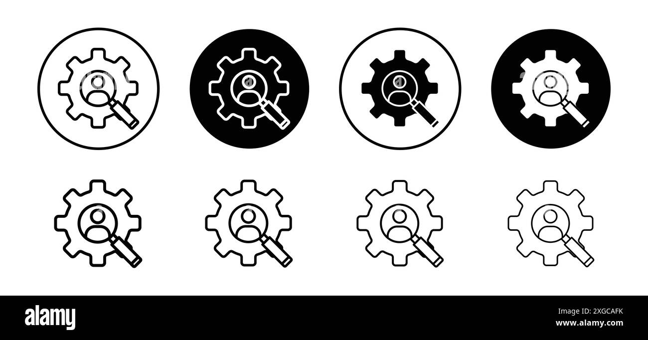 Resource Icon Vector Logo Set Collection For Web App Ui Stock Vector Image And Art Alamy