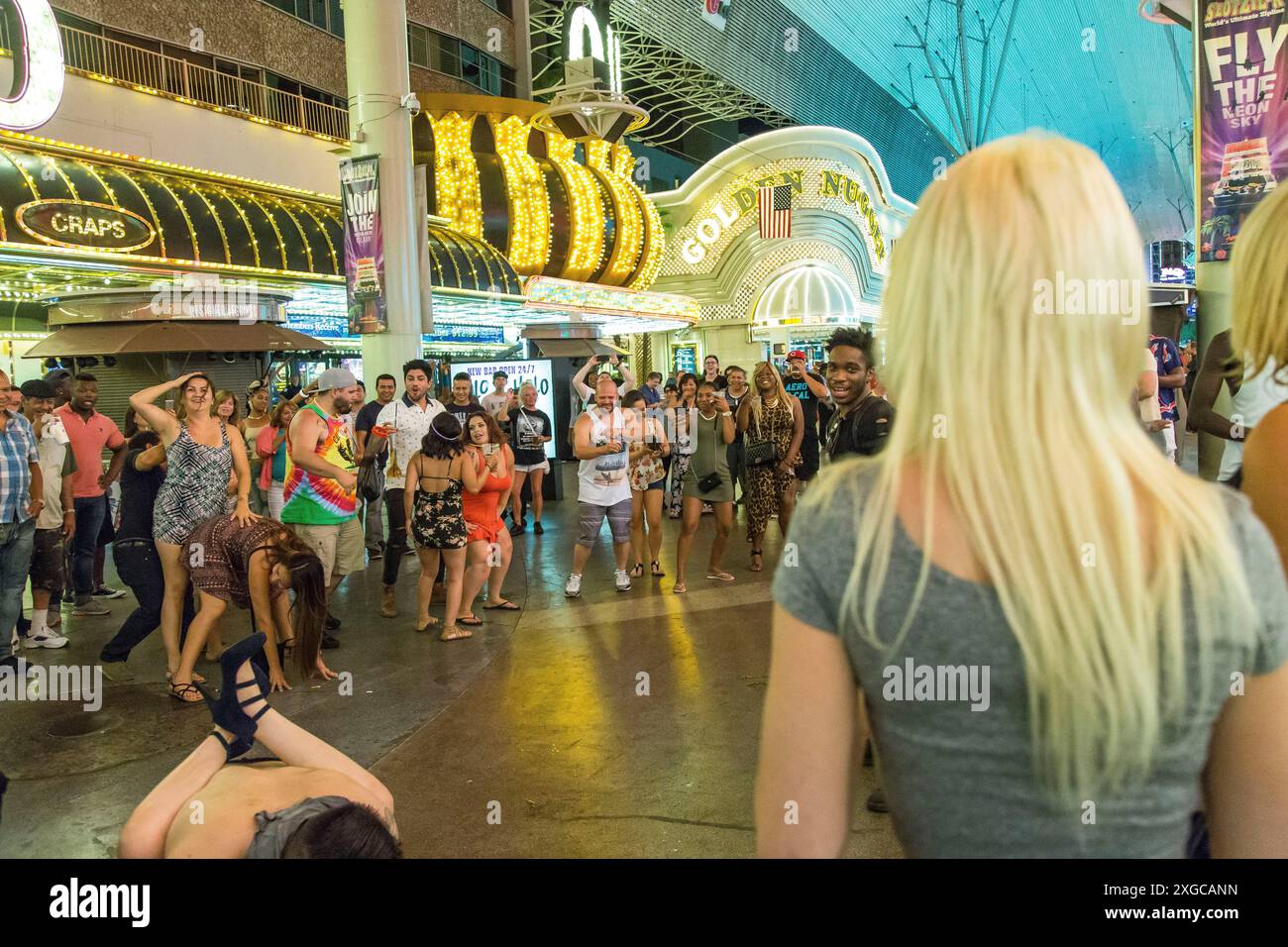 United States, Nevada, Clarks County, Las Vegas, the covered area of ...