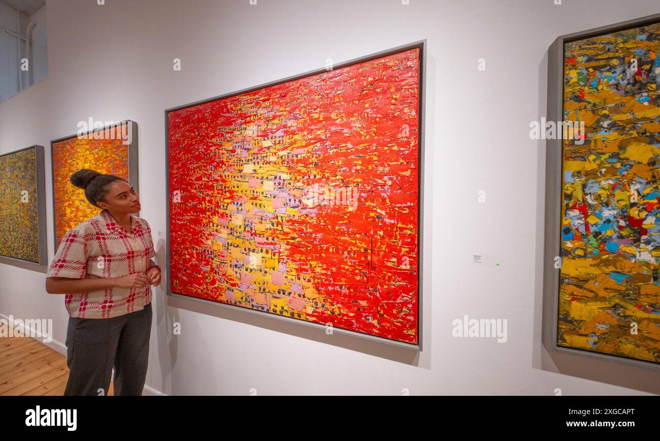 October Gallery, London, UK. 8th July, 2024. Ablade Glover: Inner ...