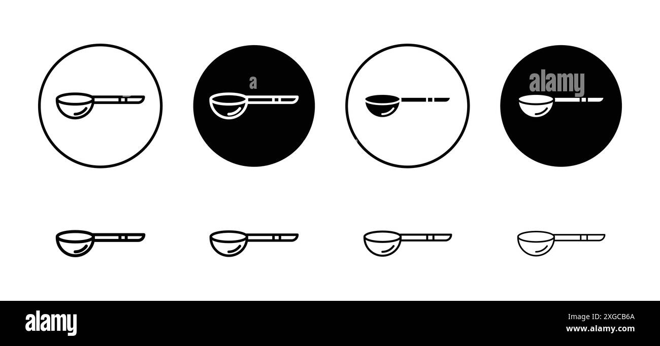 Scoop icon vector logo set collection for web app ui Stock Vector Image ...