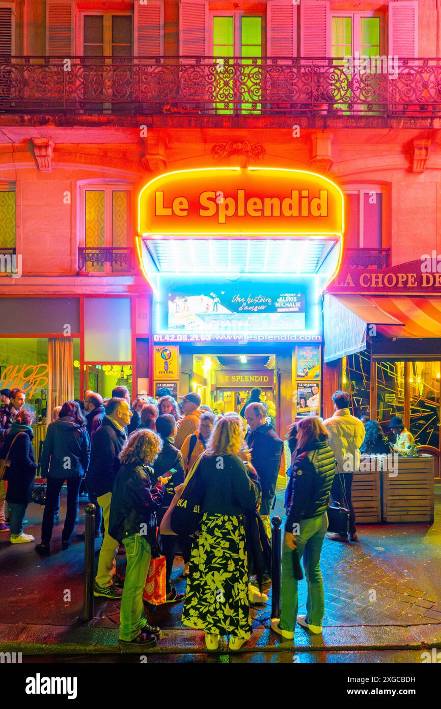 France, Paris, the Splendid theater Stock Photo - Alamy