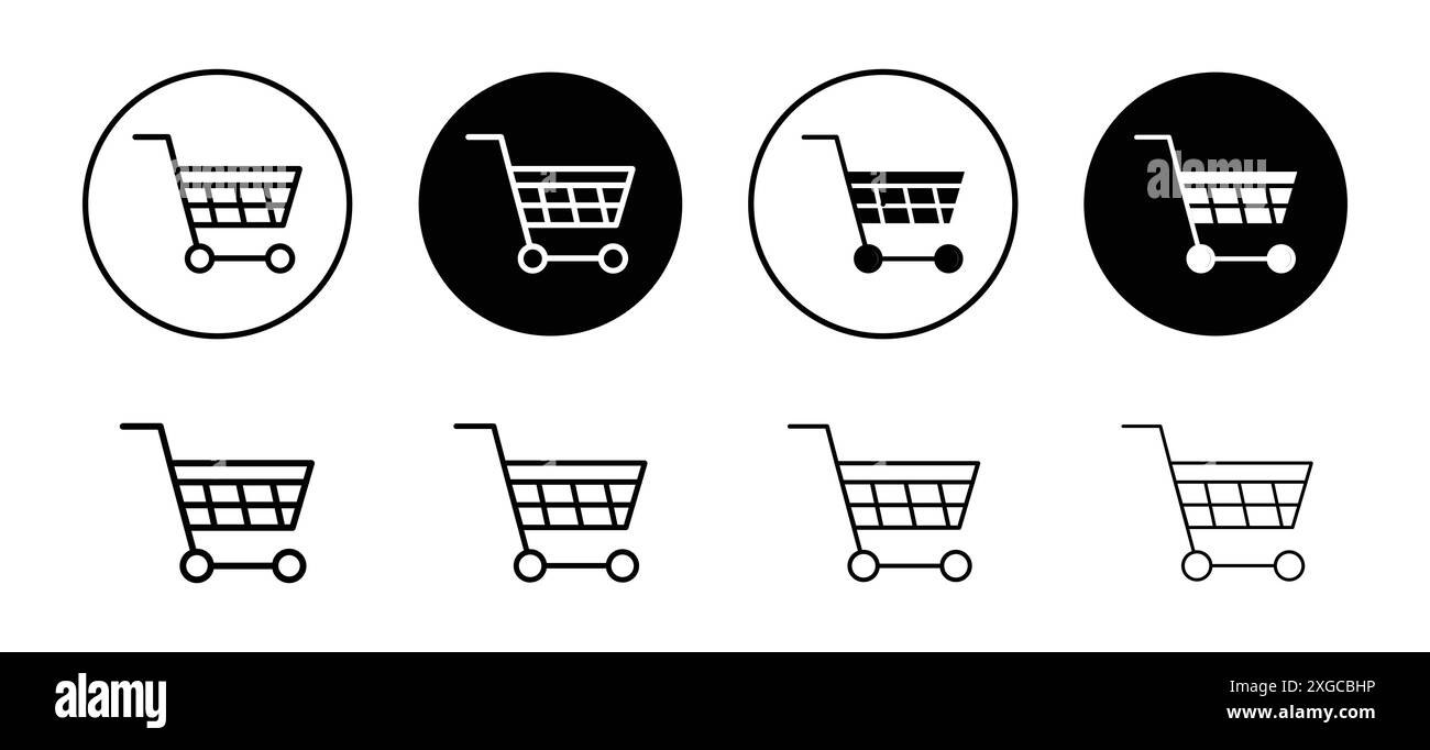 Delivery goods vector logo design Black and White Stock Photos & Images ...