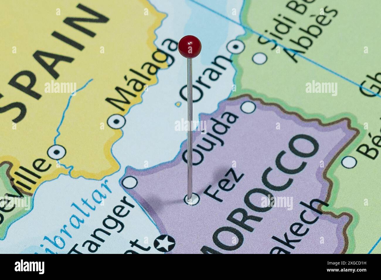 Fez map hi-res stock photography and images - Alamy